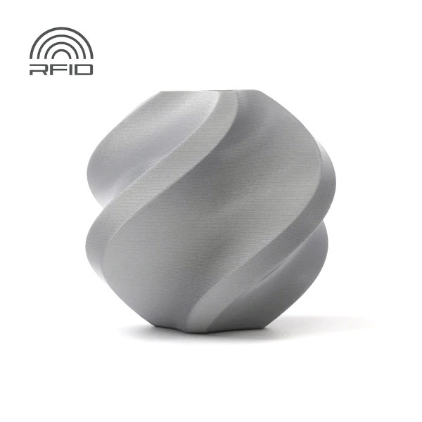 Bambu Lab PLA Basic - Silver - With Spool - 1KG | Electronics for you