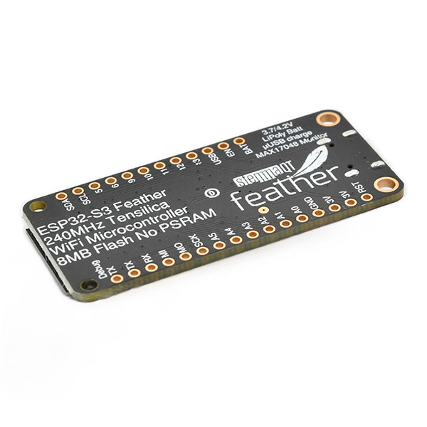 Adafruit ESP32-S3 Feather with STEMMA QT / Qwiic - 8MB Flash - No PSRAM ...
