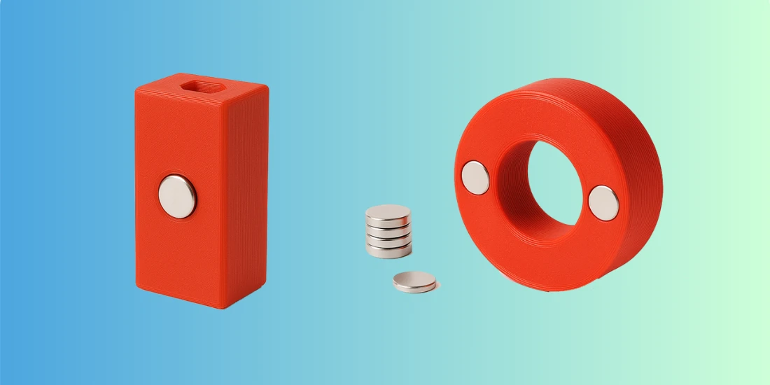 Magnets in 3D Prints: Tips, Materials and Design Rules