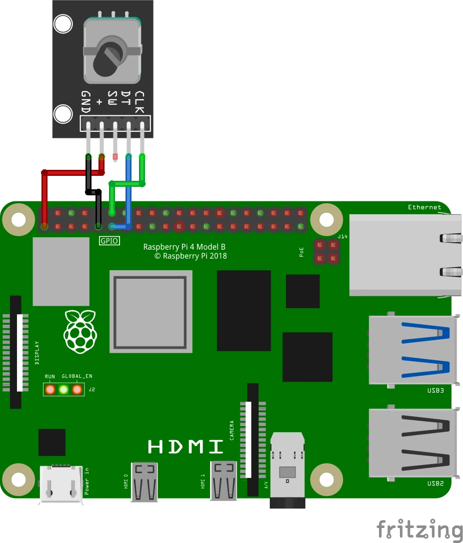 Raspberry Pi Project Pong With Rotary Encoder Electronics For You